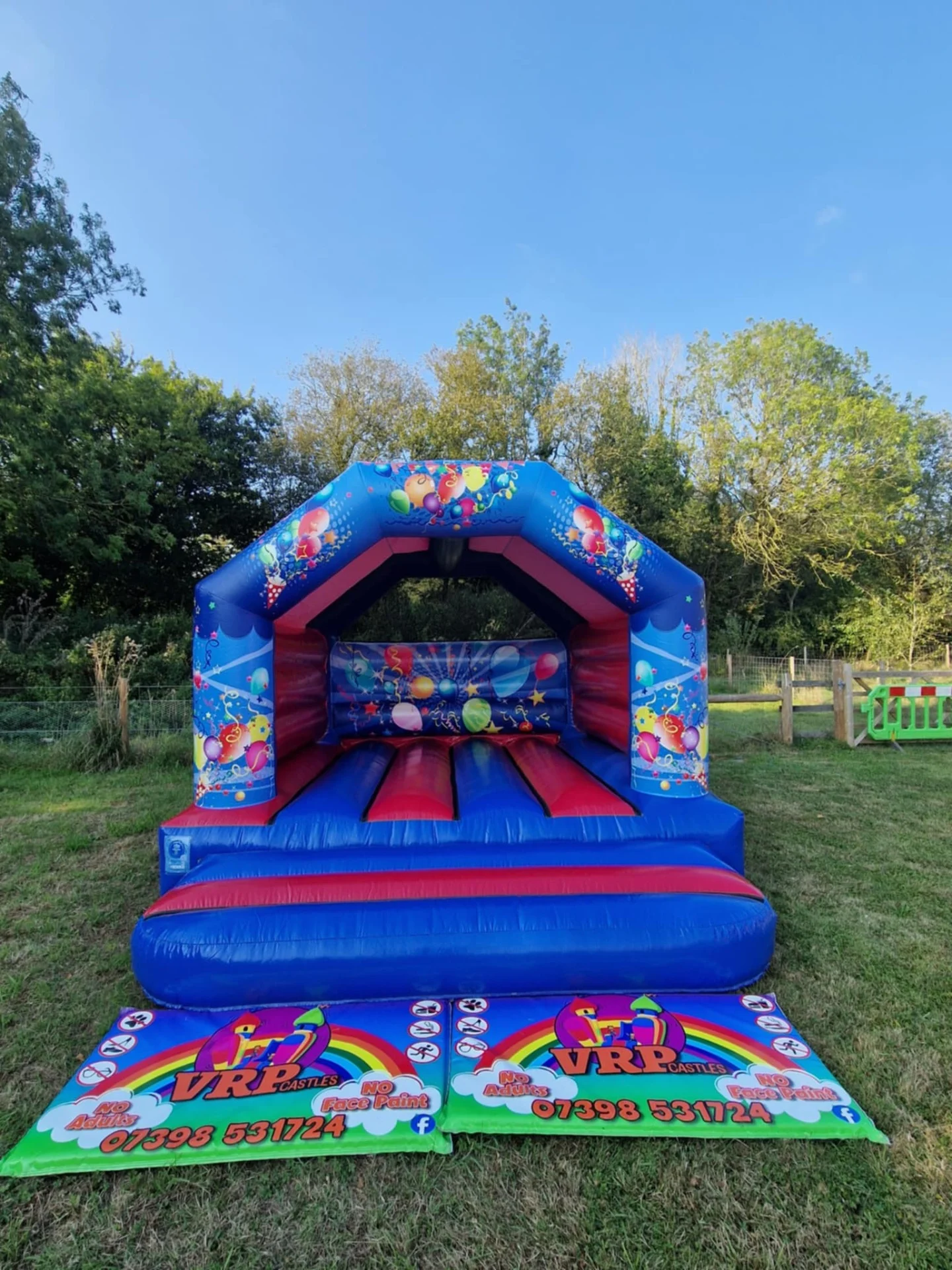 Red And Blue Party Bouncy Castle Hire Diss Bouncy Castle Hire in Diss ...