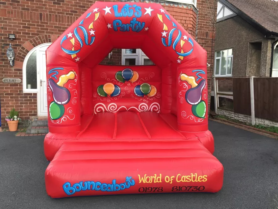 Red Party Castle - Bounce About Castle Hire, Wrexham, Chester ...