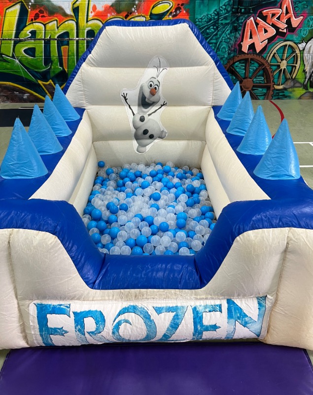 Frozen Ball Pit - Bouncy Castle and hot tub hire, based in Gwynedd, Wales