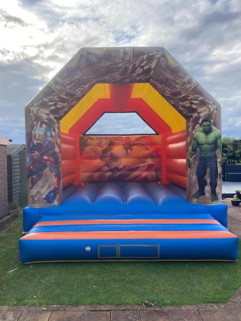Superhero Bouncy Castle - Leicester Bounce and Slide