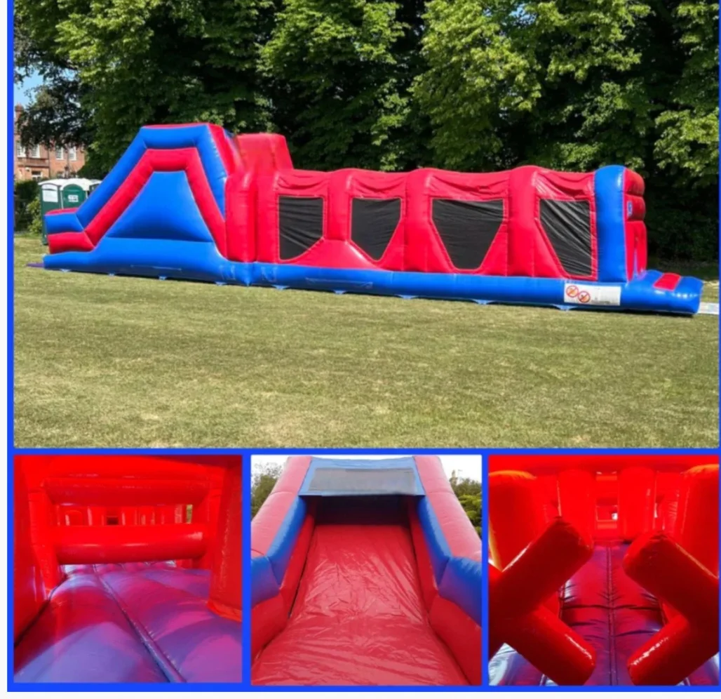 Red And Blue 55ft Assault Course