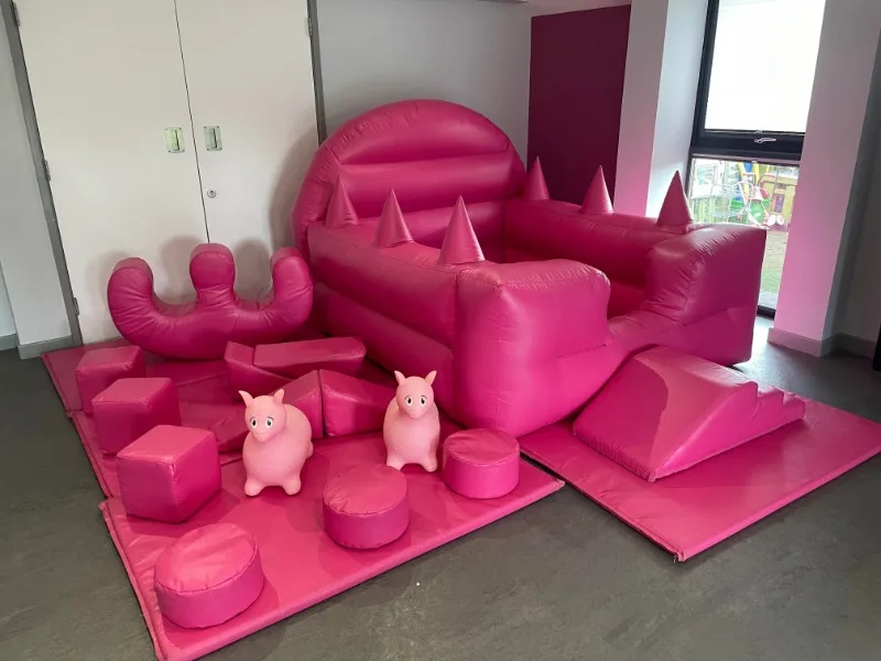 Plain Pink Soft Play Set - Bounce Happy Entertainment