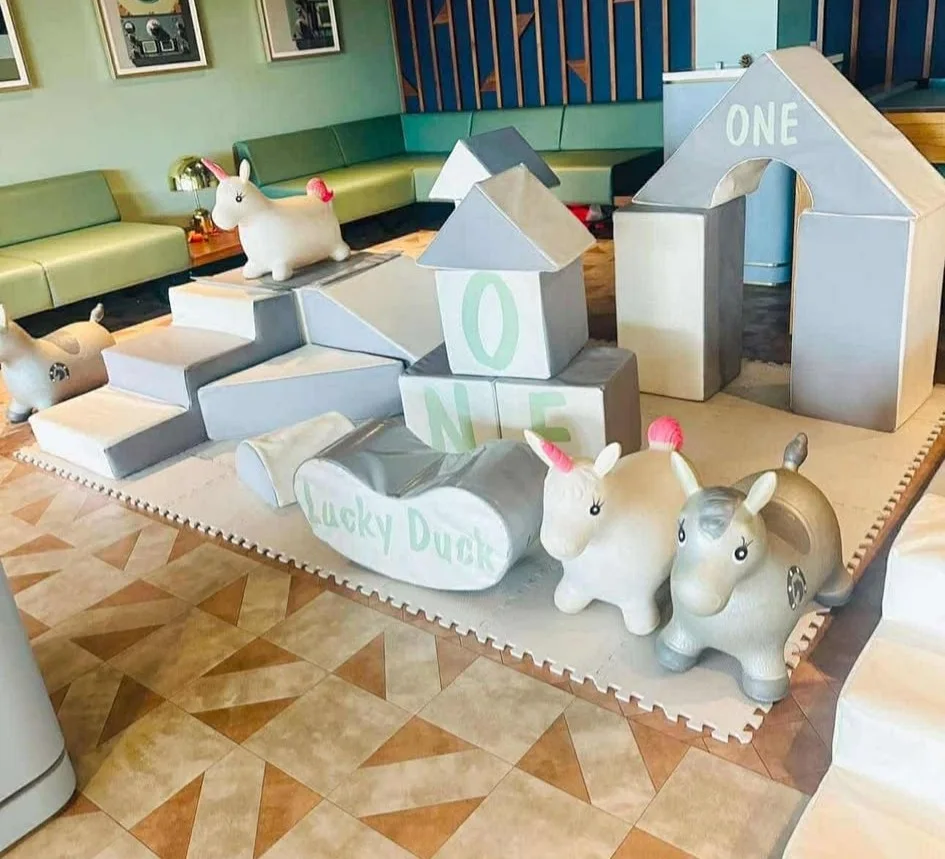 White And Grey Soft Play - Little Monsters Soft Play