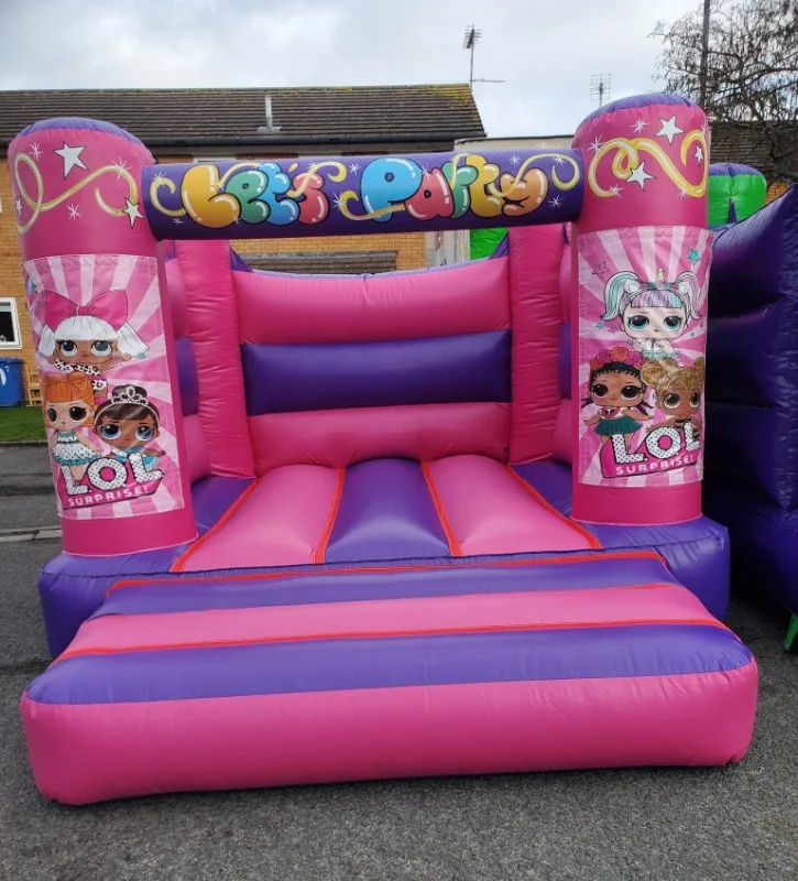 Lol Theme Bouncy Castle - Tiny Tots Inflatables