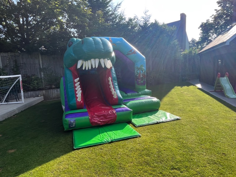 Dinosaur Castle - Jaimies Castles, Bouncy Castle & soft play Hire Surrey