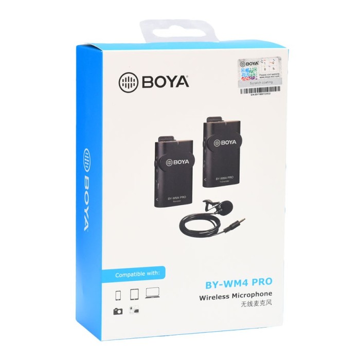 Jual Jual Boya By-Wm4 Pro K1/K2 Universal Wireless Microphone Camera &Smartphone - Wm4 Pro K1 di ...