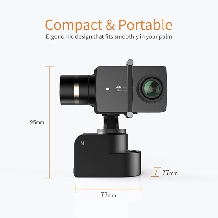 Jual Jual Yi 3-Axis Gimbal Portable Helmet For Yi, Bpro, Sjcam, Kogan ...