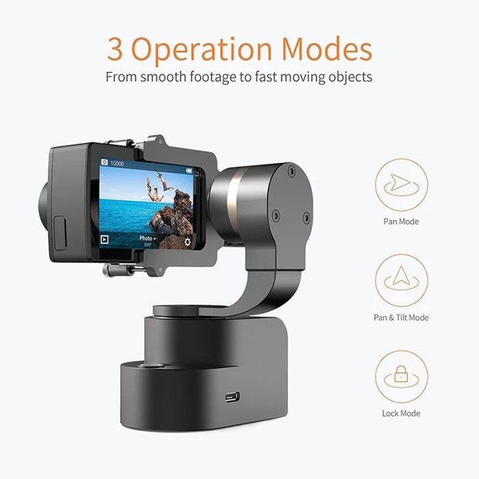 Jual Jual Yi 3-Axis Gimbal Portable Helmet For Yi, Bpro, Sjcam, Kogan ...
