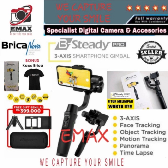 Jual Jual Brica B-Steady Pro Gimbal Brica Bsteady Pro 3 Axis Stabilizer ...