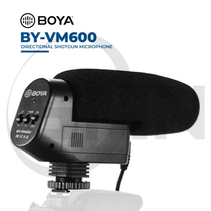 Jual Jual Microphone Boya By Vm600 Directional Shotgun Mic For Dslr di ...