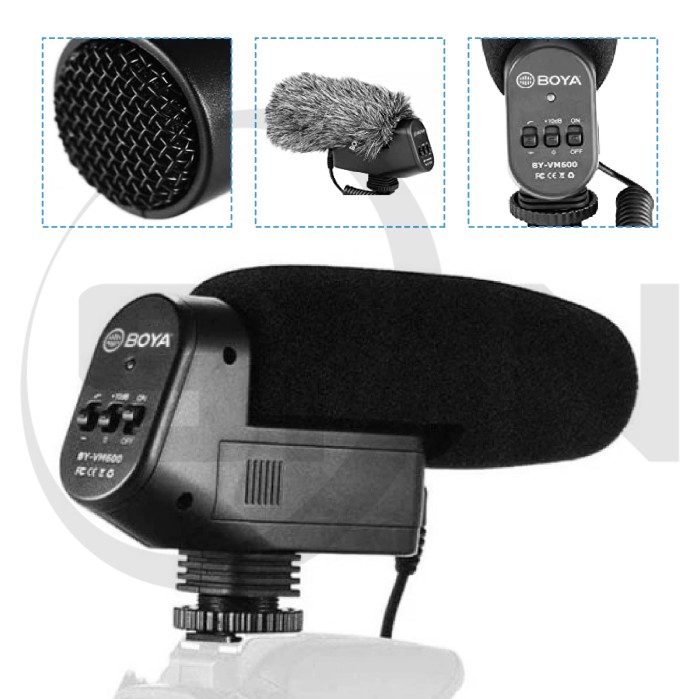 Jual Jual Microphone Boya By Vm600 Directional Shotgun Mic For Dslr di ...