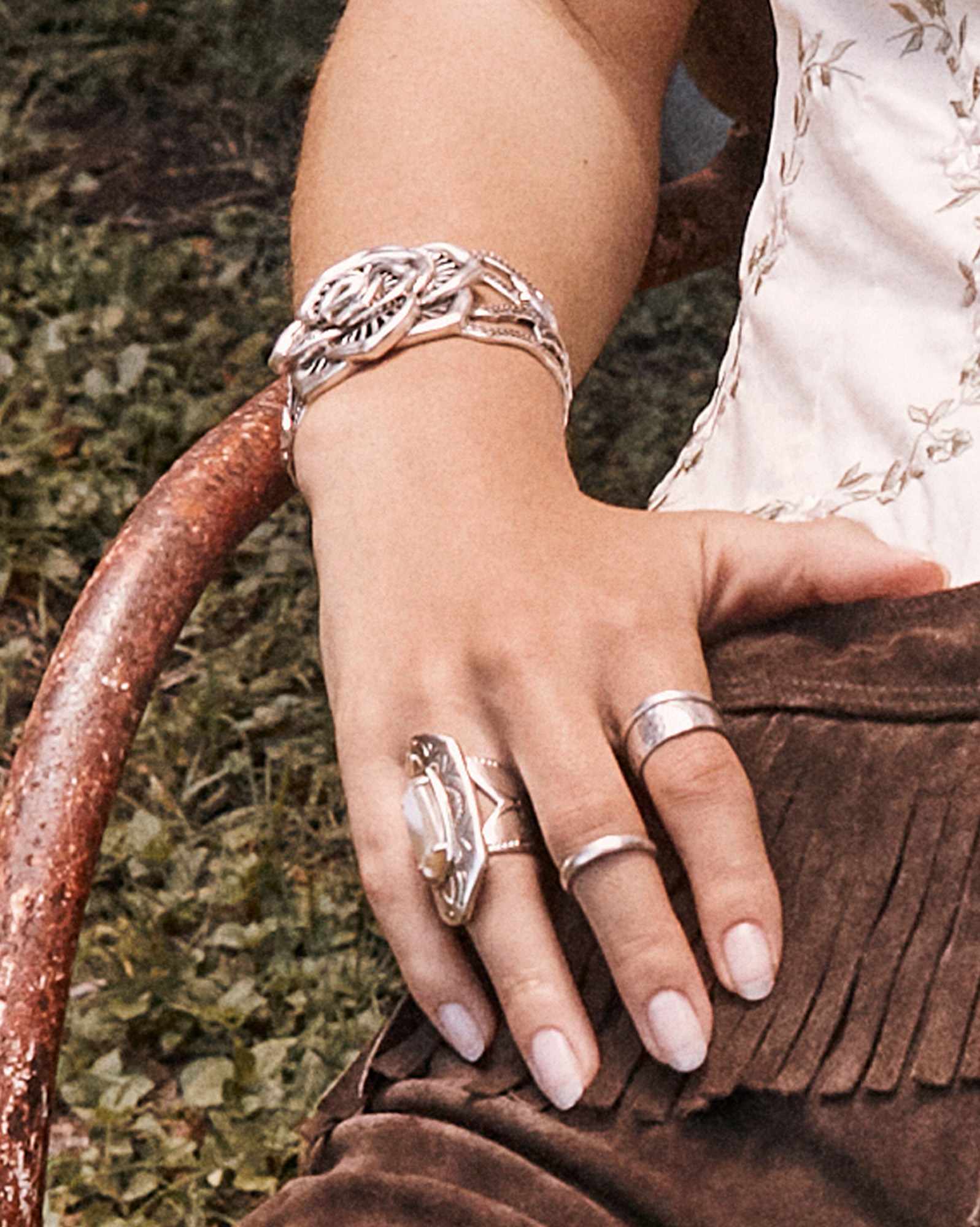 Terra Ring Set of 3 in Vintage Silver | Kendra Scott