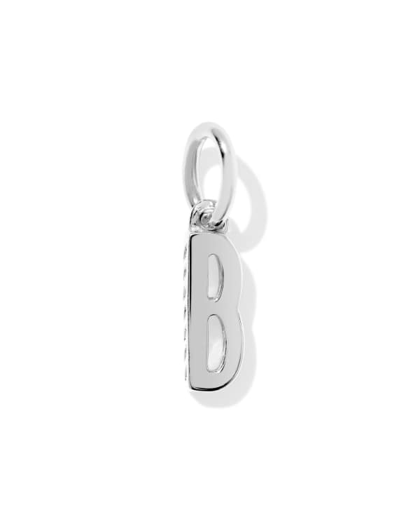 Metal Letter B Sterling Silver Charm | Kendra Scott