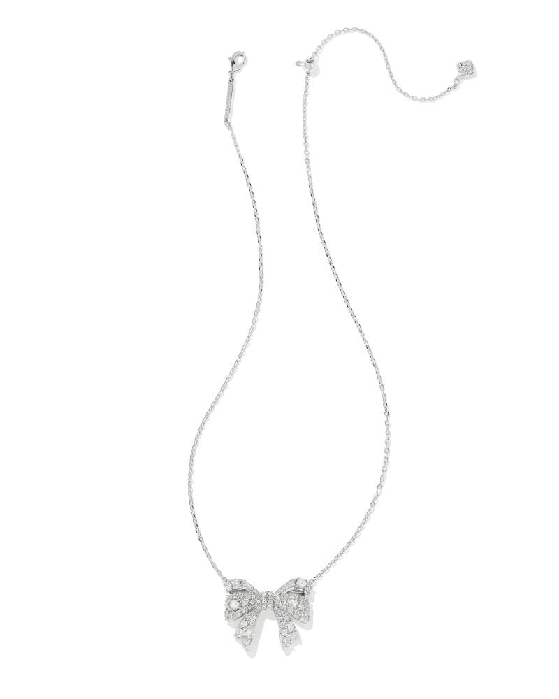 Krista Silver Bow Cocktail Ring in White Mix | Kendra Scott