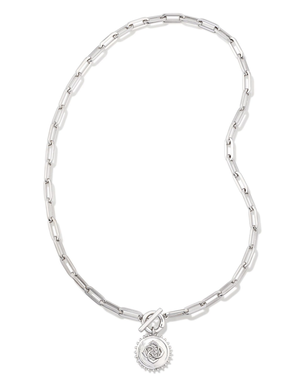Brielle Convertible Medallion Chain Necklace in Silver | Kendra Scott Brielle Convertible Medallion Chain Necklace in Silver | Kendra Scott