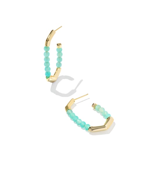 Sylvia Gold Hoop Earrings | Kendra Scott