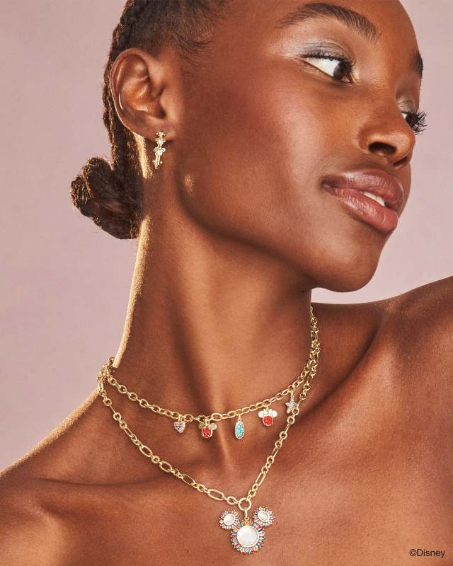 Disney | Kendra Scott Gold Mickey Mouse Crystal Frame Statement ...