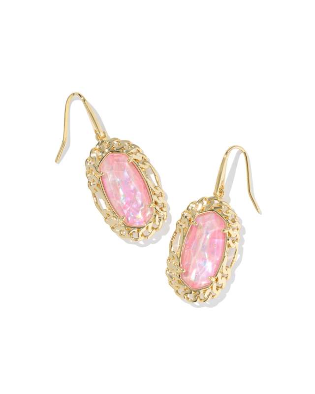 Dani Gold Figaro Frame Drop Earrings | Kendra Scott