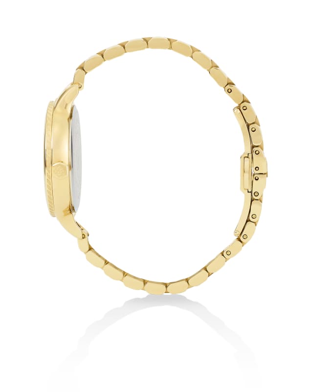 Eye Alex Gold Tone Stainless Steel 35mm Narrow Watch | Kendra Scott
