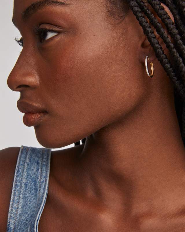 Penelope 20mm Hoop Earrings in 14k Yellow Gold | Kendra Scott