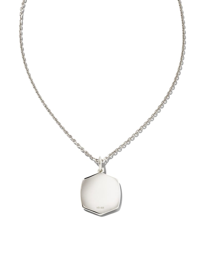 Davis Sterling Silver Luxe Charm Necklace in White Sapphire | Kendra Scott