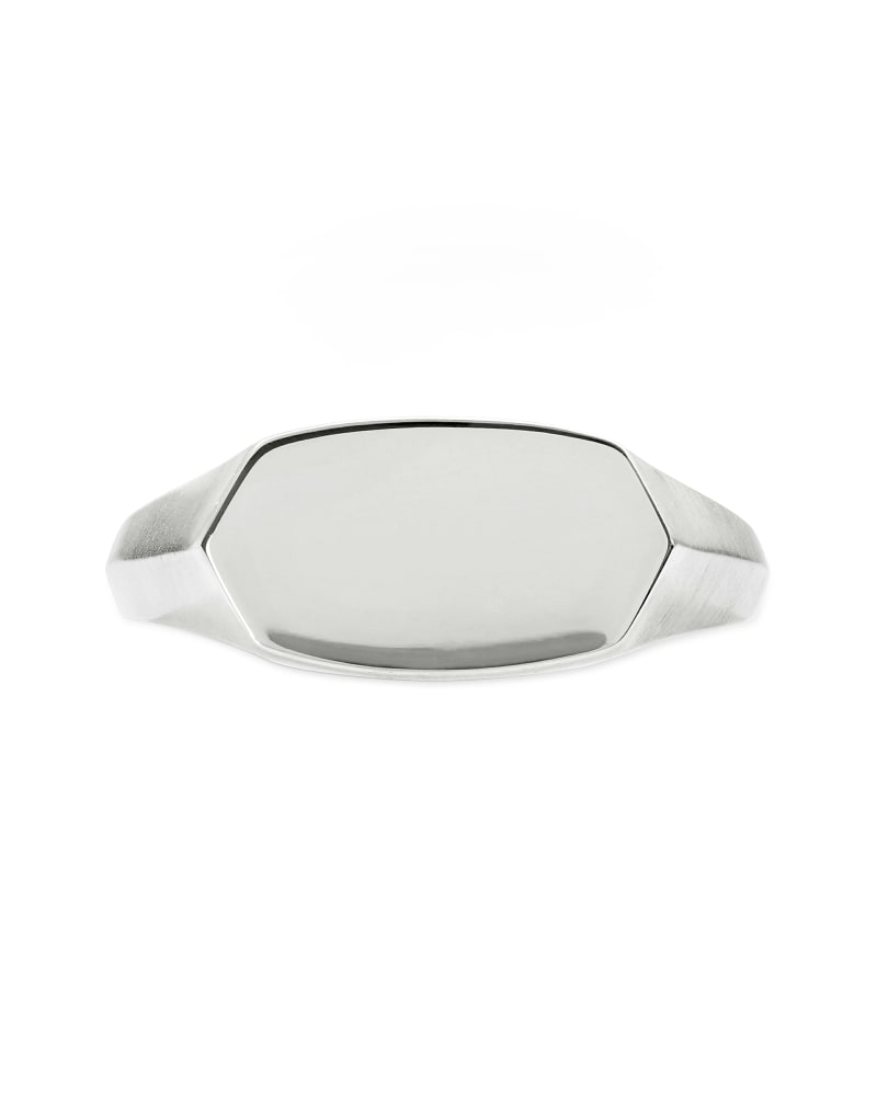 Elisa Signet Ring in Sterling Silver - 4 | Kendra Scott