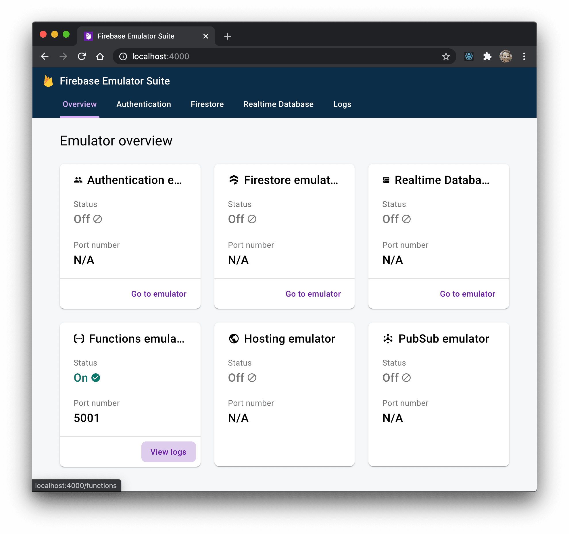 Super simple start to Firebase functions