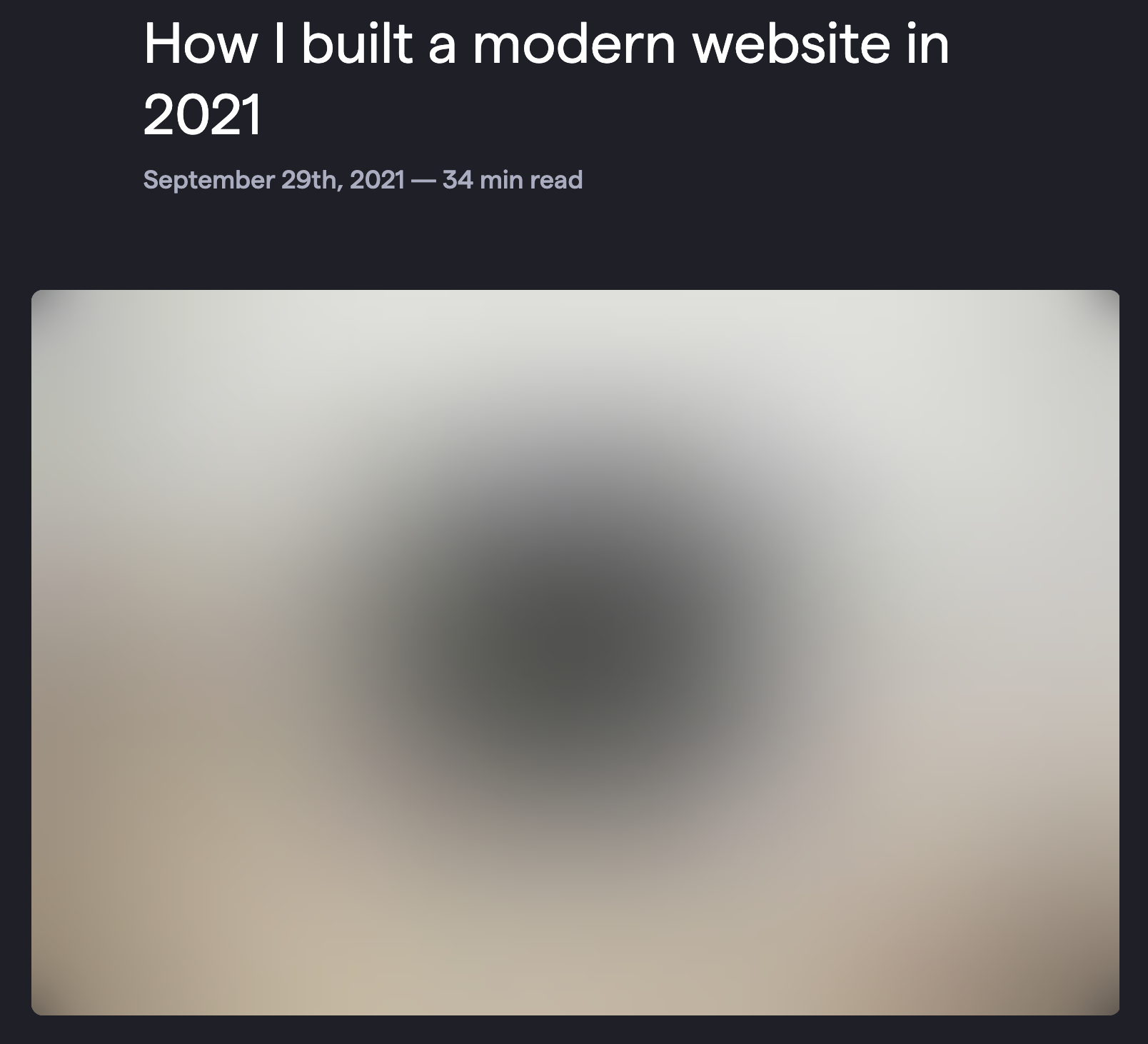 Building an awesome image loading experience