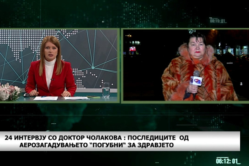 Телевизија 24: 24 интервју со доктор Чолакова: Последиците од ...