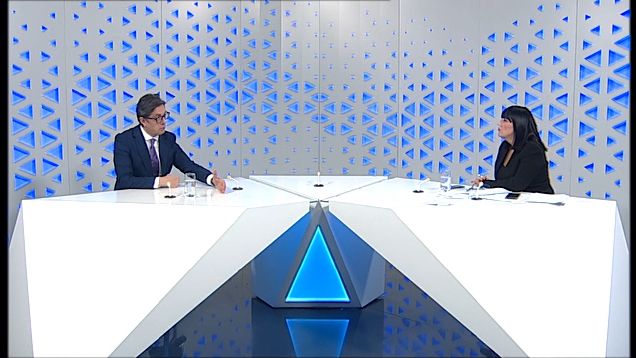 Телевизија 24 24 анализа Интервју со претседателот на државата Стево Пендаровски