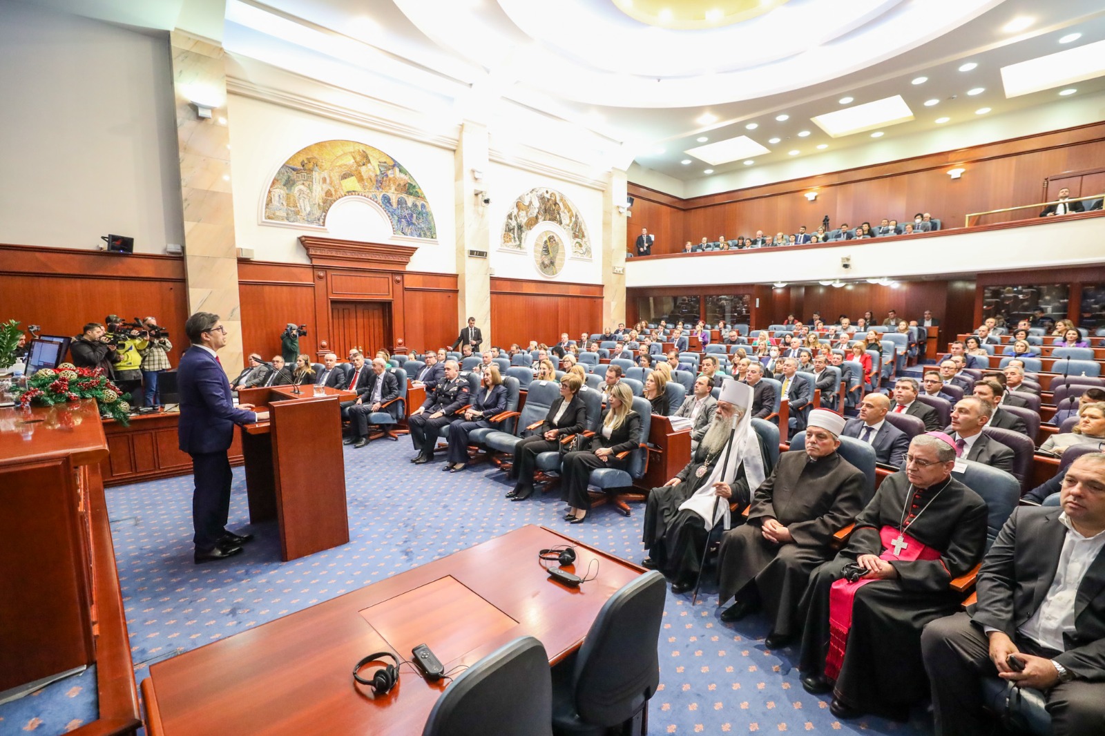 Реакции за говорот на Пендаровски