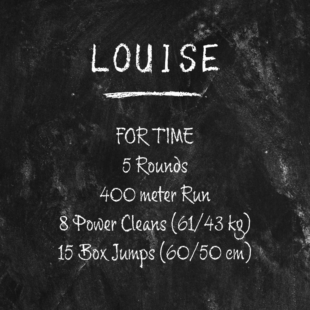 WOD Louise | Ma Box de Cross® | Ma Box de Cross