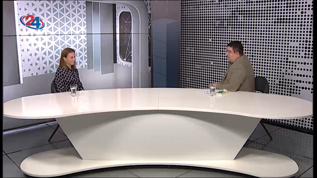 Телевизија 24 Студио 10 Гостување на Фросина Денкова Зафировска