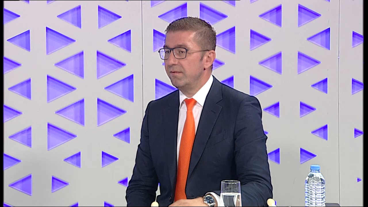 Телевизија 24 Мицкоски за ТВ 24 Озаконување на Мајскиот договор е