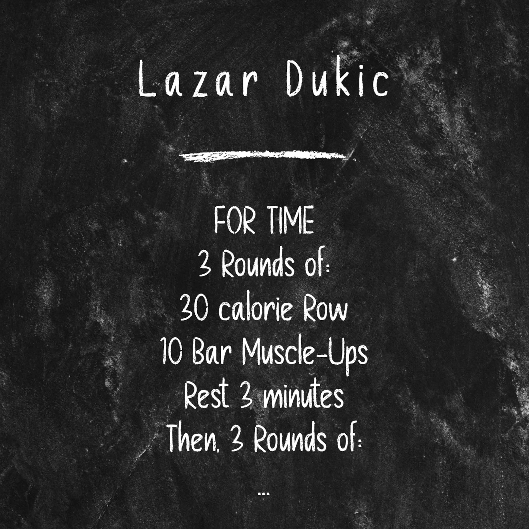 WOD Hero Lazar Dukic | Ma Box de Cross