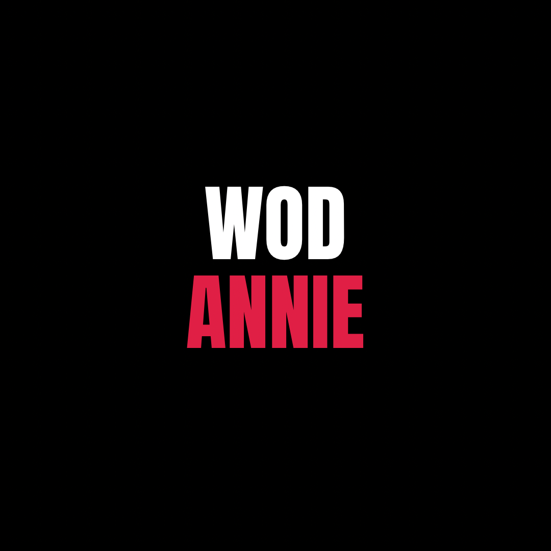 Annie WOD | CrossFit® | Ma Box de Cross