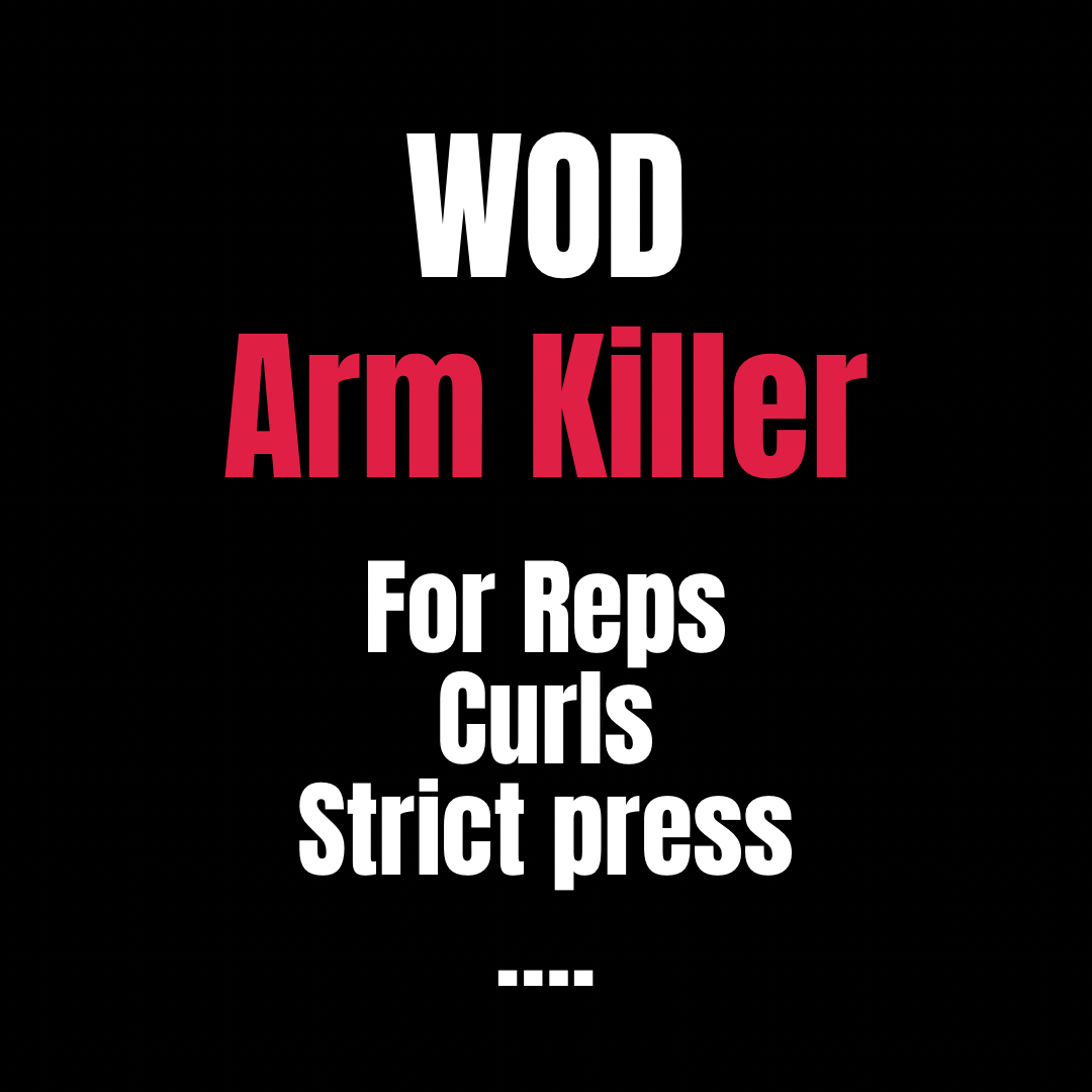 WOD ARM Killer : Tabata spécial bras