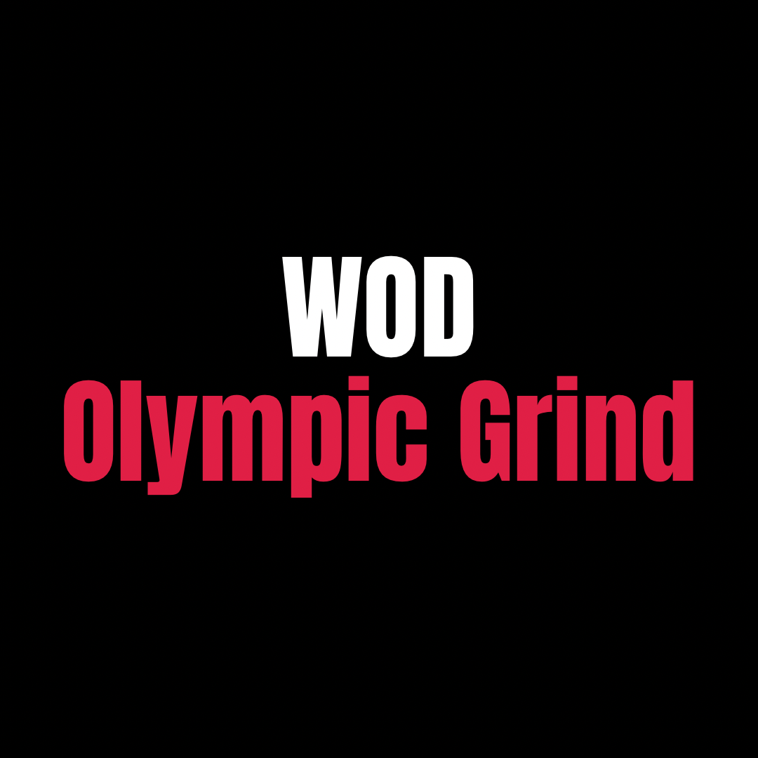 WOD Olympic Grind - EMOM Haltérophilie | Ma Box de Cross