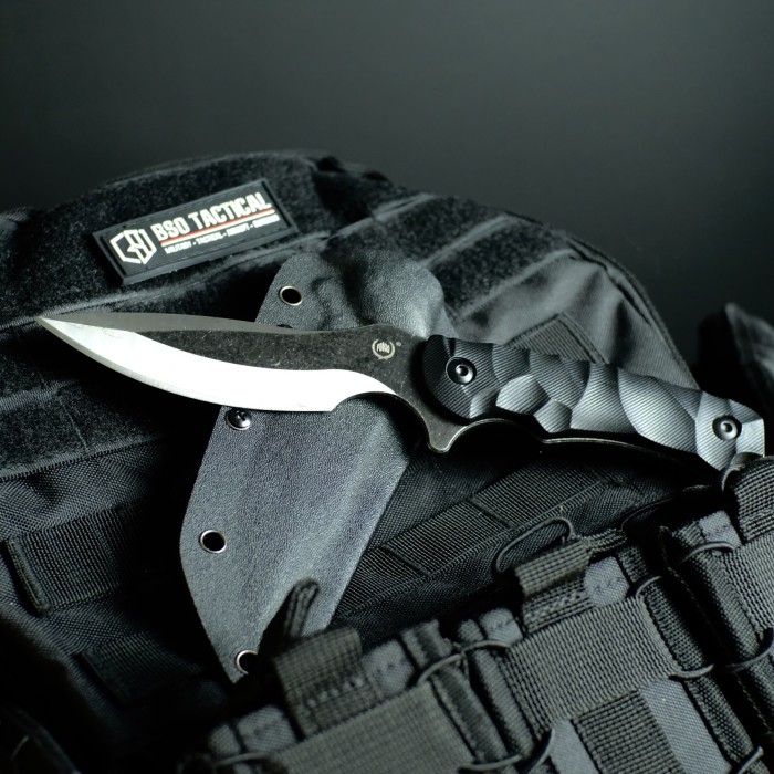 Jual Jual Pisau Tactical Point Fixed Blade Knife Kydex Tek Lok Holder ...