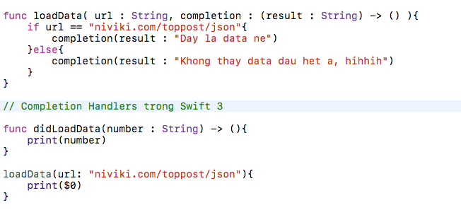Completion Handlers trong Swift 3 - IOS
