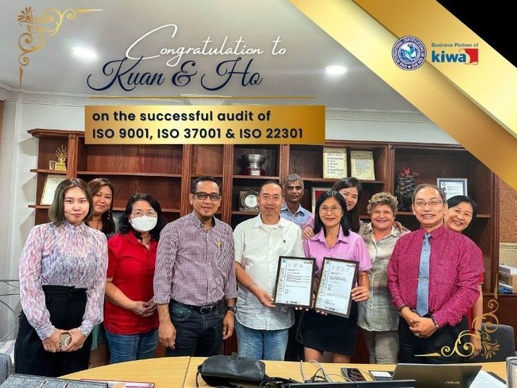 We are thrilled to announce that Kuan & Ho Sdn. Bhd. has successfully been audited for the