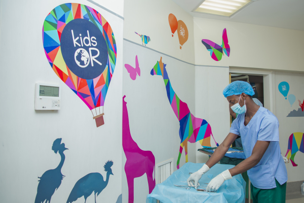 Celebrating 3 new children’s Operating Room in Kenya.