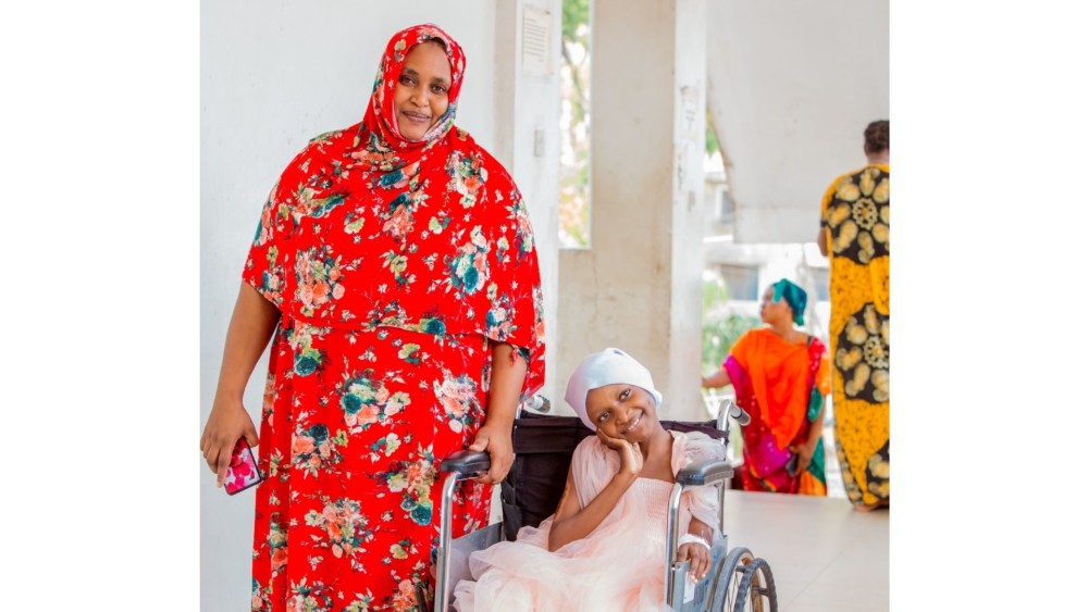 Zainabu's road to recovery from severe burns