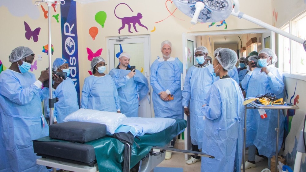Celebrating the first children’s Operating Room in a refugee camp