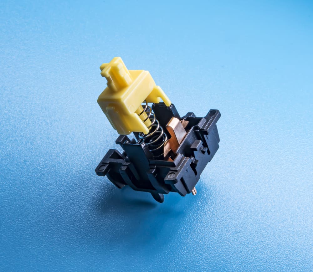 Gateron Milky Yellow Pro (Black Bottom) Linear Switches | Kinetic Labs