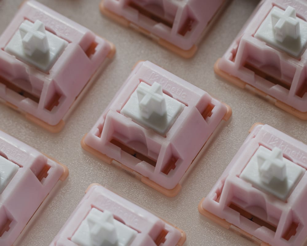 Salmon Tactile Switches | Kinetic Labs