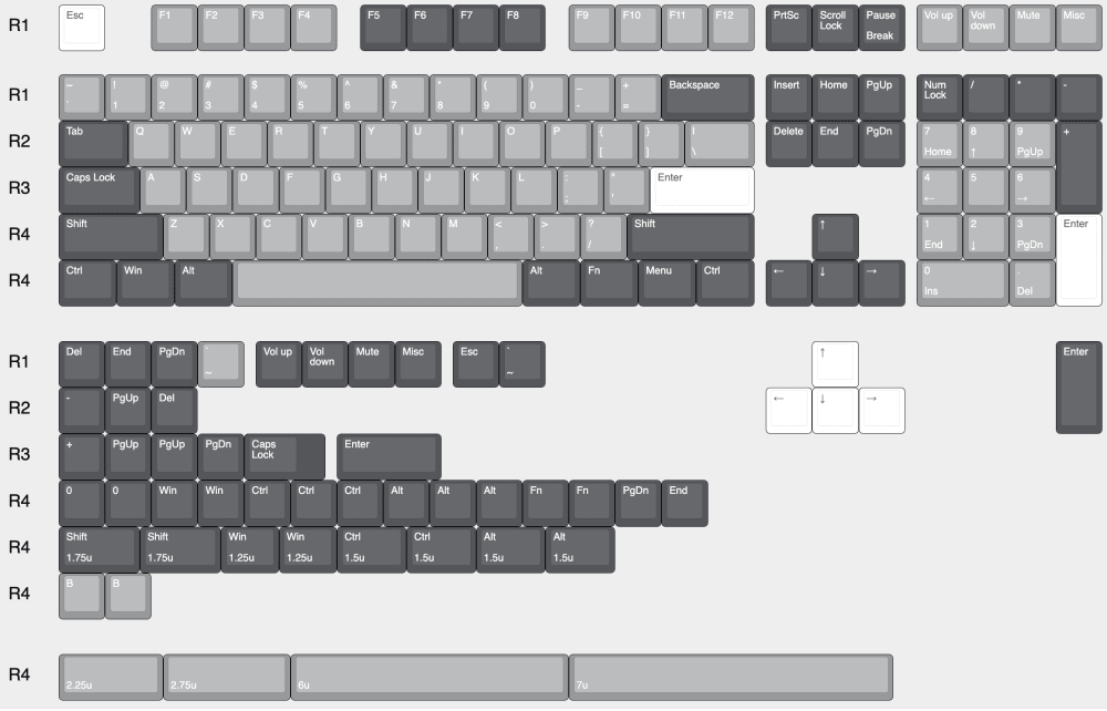 PolyCaps Seal Double-shot PBT Keycaps | Kinetic Labs