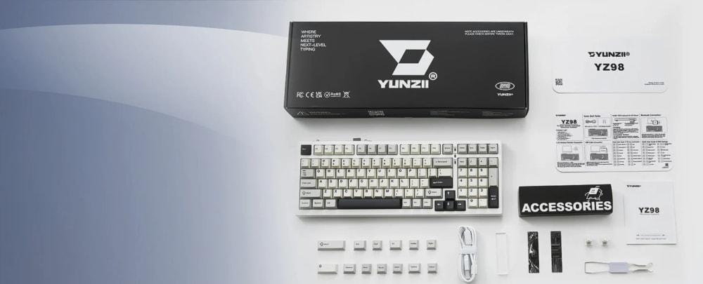 YZ98 98% Wireless Mechanical Keyboard | Kinetic Labs