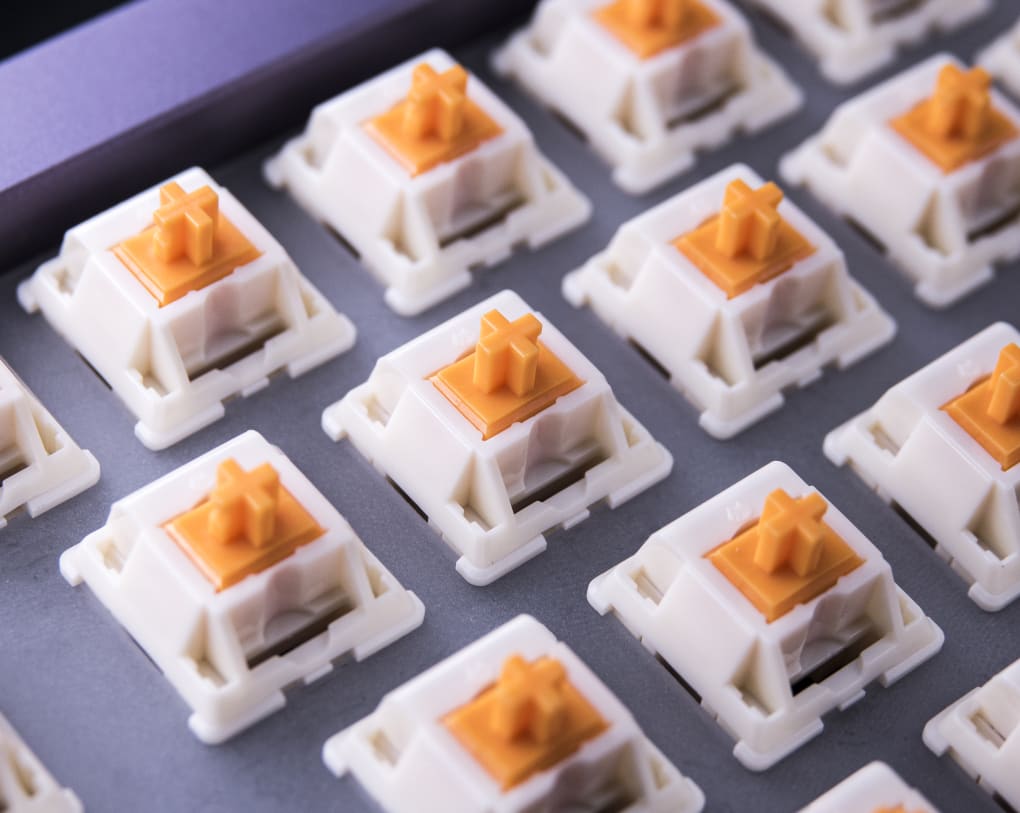 Tbcats Eclair Orange Linear Switches | Kinetic Labs