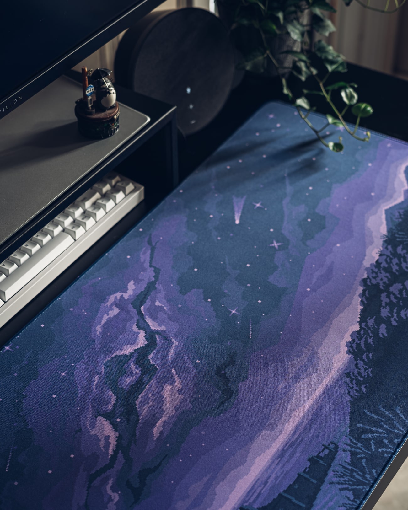 Pixel Comet Desk Mat by Hipyo Tech | Kinetic Labs